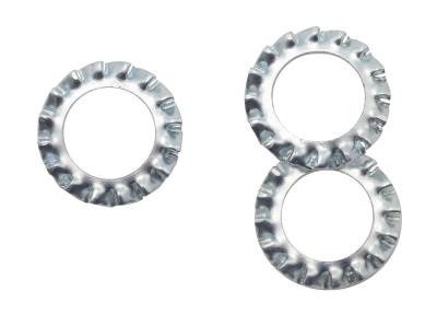 Cina Lavatrice a serratura dentale con rivestimento in zinco tipi A DIN6797 65Mn con denti esterni in vendita