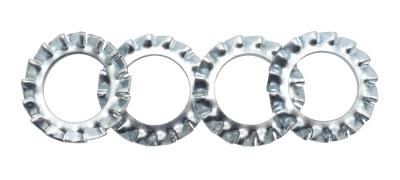 Cina Lavatrice a serratura dentale con rivestimento in zinco tipi A DIN6797 65Mn con denti esterni in vendita