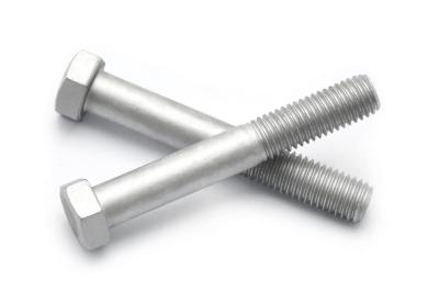 Cina DIN931-1 ISO4014 bullone industriale a filo parziale dacromet argento grigio classe 8.8 10.9 in vendita