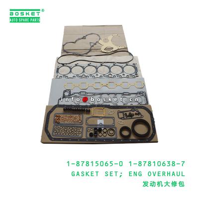 China 1-87815065-0 1-87810638-7 Engine Overhaul Gasket Set 1878150650 1878106387 For ISUZU XE 6BD1 for sale