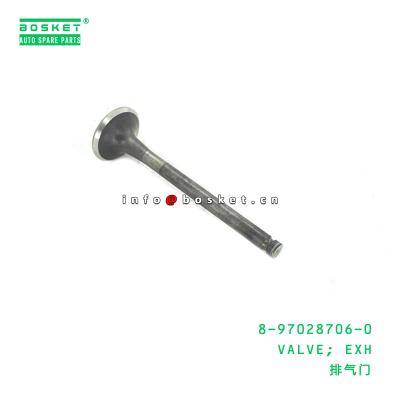 China 8-97028706-0 Exhaust Valve 8970287060 For ISUZU NPR NKR 4BG1 for sale