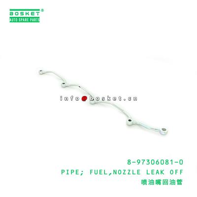 China 8-97306081-0 Nozzle Leak Off Fuel Pipe 8973060810 For ISUZU NKR NPR 4HK1 for sale
