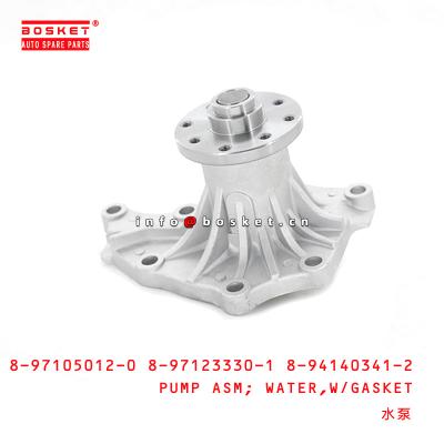 China 8-97105012-0 8-94140341-2 Water Pump Assembly With Gasket 8971050120 8941403412 Suitable for ISUZU UBS4JB1 for sale