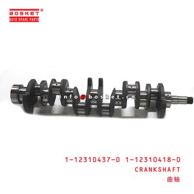 China 1-12310437-0 1-12310418-0 Crankshaft 1123104370 1123104180 Suitable for ISUZU FSR113 6BD1 for sale