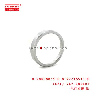 China 8-98028875-0 8-97216511-0 Valve Insert Seat 8980288750 8972165110 Suitable for ISUZU FVR34 6HK1 for sale