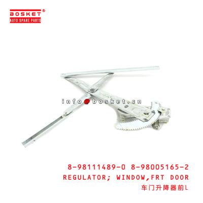 China 8-98111489-0 8-98005165-2 Front Door Window Regulator 8981114890 8980051652 Suitable for ISUZU D-MAX for sale
