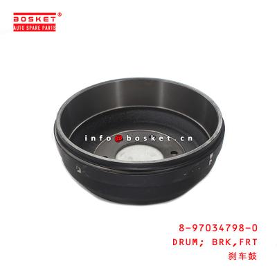 China 8-97034798-0 Front Brake Drum 8970347980 For ISUZU NHR for sale