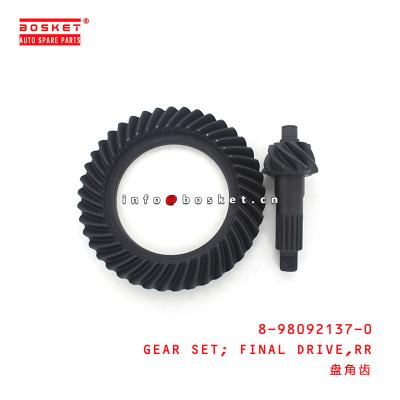 China 8-98092137-0 Truck Chassis Parts Rear Final Drive Gear Set 8980921370 For ISUZU NKR for sale