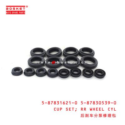 China 5-87831621-0 5-87830539-0 Rear Wheel Cylinder Cup Set 5878316210 5878305390 Suitable for ISUZU NKR55 4JB1 for sale