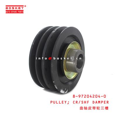 China 8-97204204-0 Crankshaft Damper Pulley 8972042040 For ISUZU NKR55 4JB1T for sale