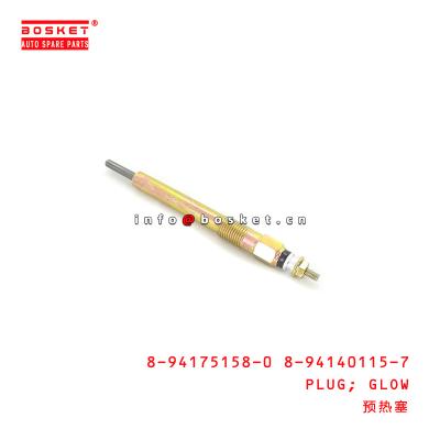 China 8-94175158-0 8-94140115-7 Glow Plug 8941751580 8941401157 For ISUZU TFR 4JB1 4DA1 for sale