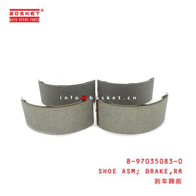 China 8-97035083-0 Rear Brake Shoe Assembly 8970350830 Suitable for ISUZU NKR for sale