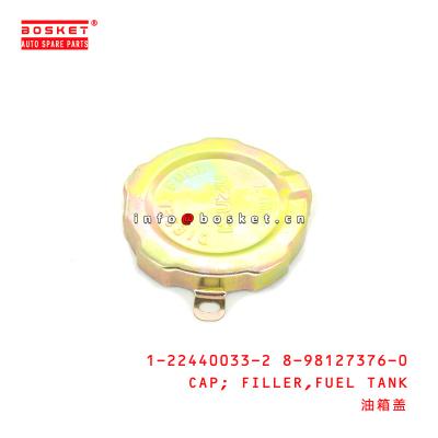China 1-22440033-2 8-98127376-0 Fuel Tank Filler Cap 1224400332 8981273760 Suitable for ISUZU CXZ81 10PE1 for sale