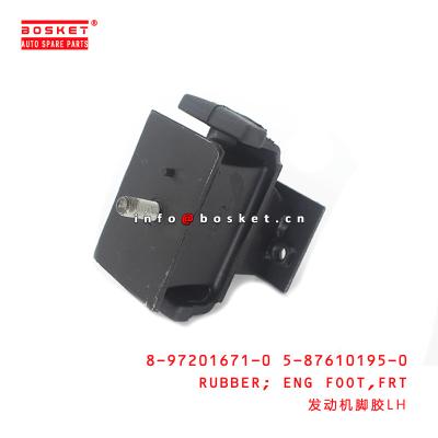 China 8-97201671-0 5-87610195-0 Front Engine Foot Rubber 8972016710 5876101950 Suitable for ISUZU NPR 4HG1 for sale