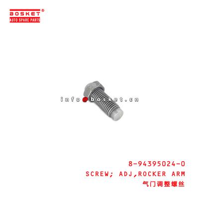 China 8-94395024-0 Rocker Arm Adjuster Screw 8943950240 Suitable for ISUZU FVR34 6HK1 for sale