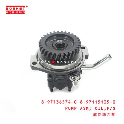 China 8-97136574-0 8-97115135-0 Power Steering Oil Pump Assembly 8971365740 8971151350 Suitable for ISUZU NPR 4HF1 for sale