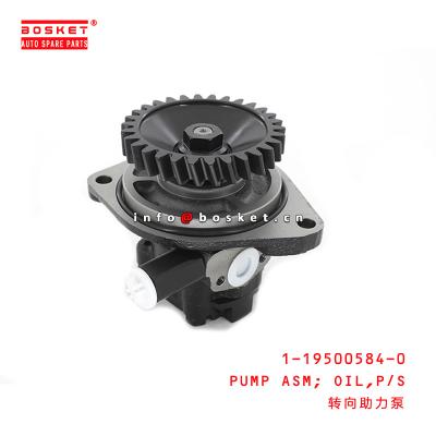 China 1-19500584-0 Power Steering Oil Pump Assembly Suitable for ISUZU FSR32 6HH1 1195005840 for sale