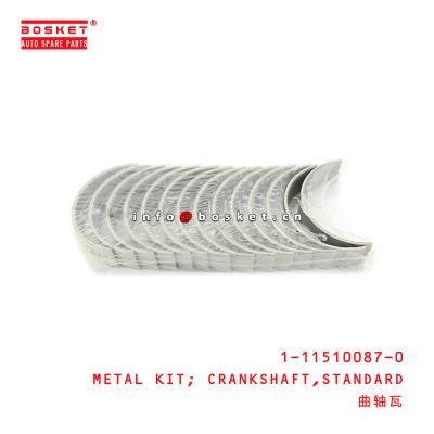 China 1-11510087-0 Standard Crankshaft Metal Kit Suitable for ISUZU FVR23 6SD1 1115100870 for sale