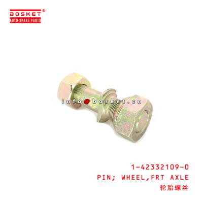 China 1-42332109-0 Front Axle Wheel Pin Suitable for ISUZU 1423321090 FVR33 6HH1 for sale