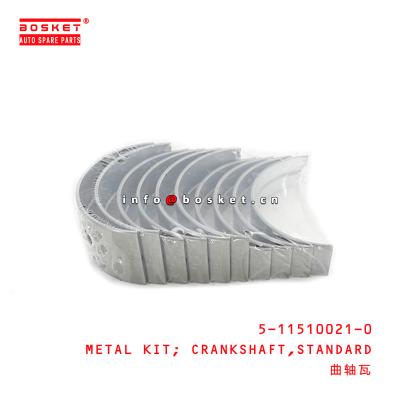 China 5-11510021-0 Standard Crankshaft Metal Kit Suitable for ISUZU C240 5115100210 for sale