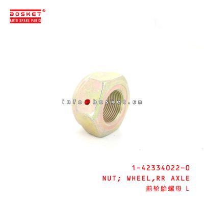 China 1-42334022-0 RR Axle Wheel Nut Suitable for ISUZU FVR33 6HH1 1423340220 for sale
