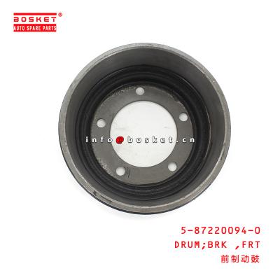 China 5-87220094-0 Front Brake Drum Suitable for ISUZU QKR 5872200940 for sale
