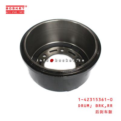 China 1-42315361-0 Rear Brake Drum Suitable for ISUZU FRR FSR GRR 1423153610 for sale