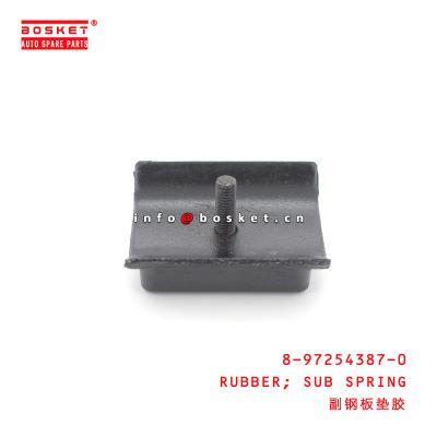 China 8-97254387-0 Truck Chassis Parts Subsidiary Spring Rubber For ISUZU NPR 8972543870 for sale