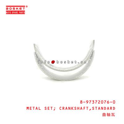 China 8-97372076-0 Standard Crankshaft Metal Set For ISUZU NKR 8973720760 for sale