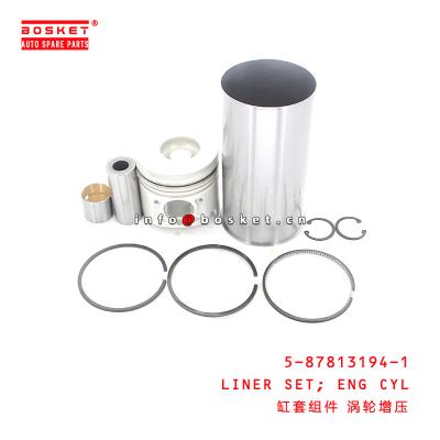 China 5-87813194-1 Engine Cylinder Liner Set Suitable for ISUZU NKR55  5878131941 for sale