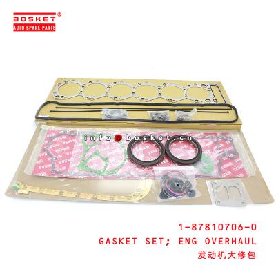 China 1-87810706-0 Engine Overhaul Gasket Set For ISUZU  6SD1-T 1878107060 for sale