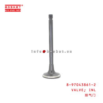 China 8-97043861-2 Isuzu Engine Parts Inlet Valve For 4JH1 4JG2 8970438612 for sale