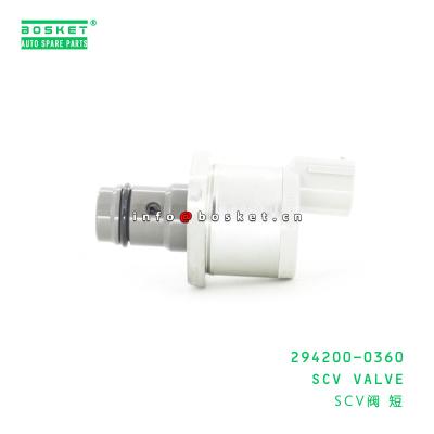 China 294200-0360 Isuzu Engine Parts SCV Valve For DMAX 4JJ1 2942000360 for sale