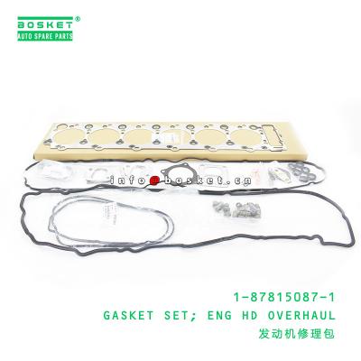 China 1-87815087-1 Engine Head Overhaul Gasket Set For ISUZU FRR FSR FTR 1878150871 for sale