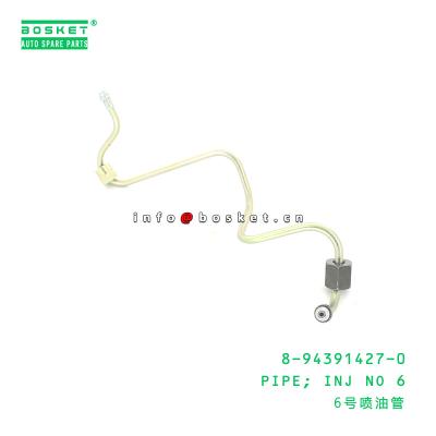 China 8-94391427-0 Isuzu Engine Parts Inlet No 6 Pipe For FRR FSR FTR 8943914270 for sale