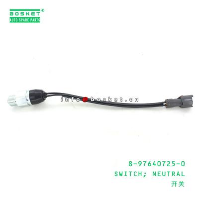 China 8-97640725-0 Clutch System Parts Neutral Switch 8976407250 For ISUZU NPR75 4HK1-T for sale