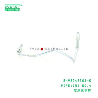 China 8-98242505-0 Isuzu Engine Parts Injection No.4 Pipe 8982425050 For NKR for sale
