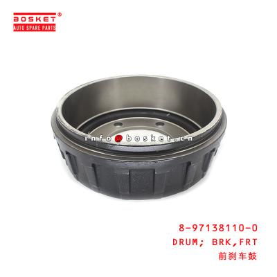 China 8-97138110-0 Front Brake Drum For ISUZU NPS 8971381100 for sale
