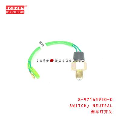 China 8-97165950-0 Isuzu Body Parts Neutral Switch For NKR 4JB1 8971659500 for sale