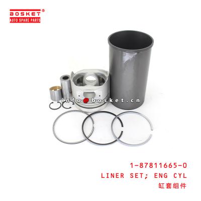 China 1-87811665-0 Engine Cylinder Liner Set For ISUZU 6HH1 1878116650 for sale