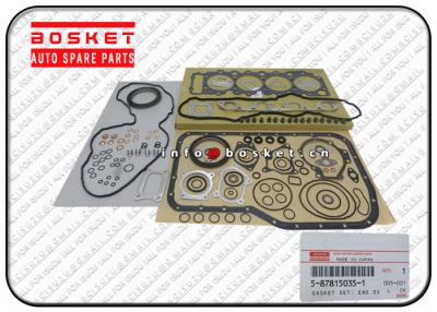 China 5-87815035-0 5878150350 Engine Overhaul Gasket Set Suitable For ISUZU XD 4HK1 for sale