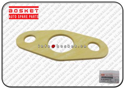 China 8-94369022-0 8943690220 Isuzu CXZ Parts Orginal Oil Pipe To Turbocharger Gasket for ISUZU 4BD1 for sale