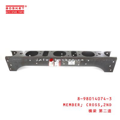China 8-98014074-3 Truck Chassis Parts Second Cross Member For ISUZU 700P 4HK1 8980140743 for sale