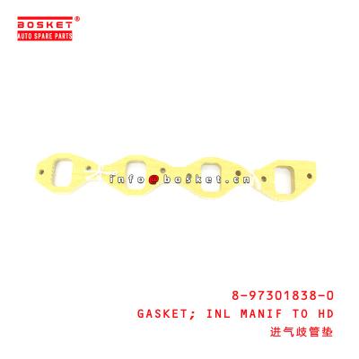 China 8-97301838-0 Inlet Manifold To Head Gasket For ISUZU NKR77 4JH1 8973018380 for sale