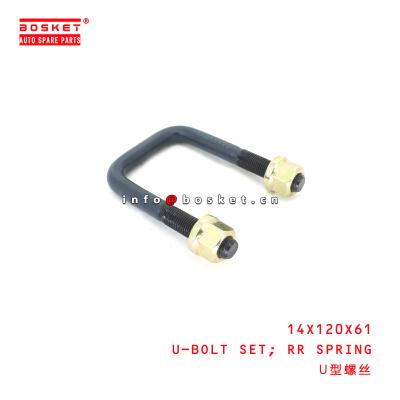 China 14X120X61 Rear Spring U Bolt Set For ISUZU 14X120X61 for sale