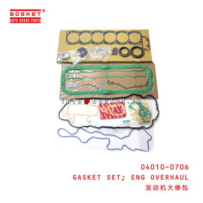 China 04010-0706 Engine Overhaul Gasket Set Suitable for ISUZU HINO J08C for sale