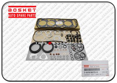 China 5-87818070-0 5878180700 Isuzu Cylinder Gasket Set Suitable for ISUZU NPR Parts for sale
