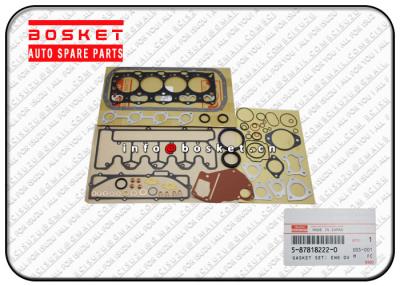 China Engine Overhaul Gasket Set , Isuzu Cylinder Gasket Set 5-87818222-0 5878182220 for sale