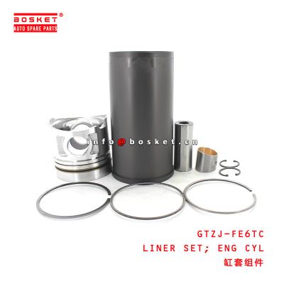 China GTZJ-FE6TC Engine Cylinder Liner Set  For ISUZU UD-NISSAN FE6TC -24V for sale
