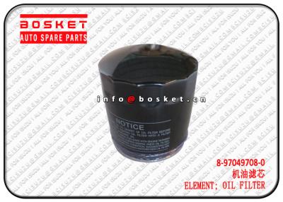China TFR54 4JA1 Isuzu D-MAX Parts Oil Filter Element 8-97049708-0 8970497080 for sale